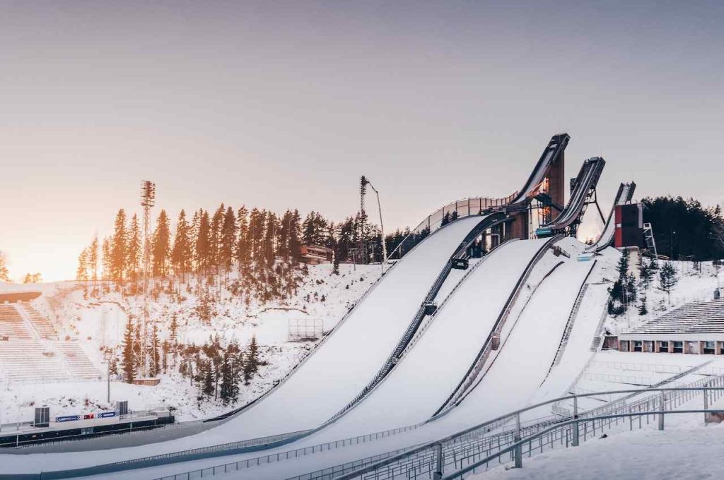 When Did Ski Jumping Start Using Tracks? Real Snow Vs. Icy Ceramic